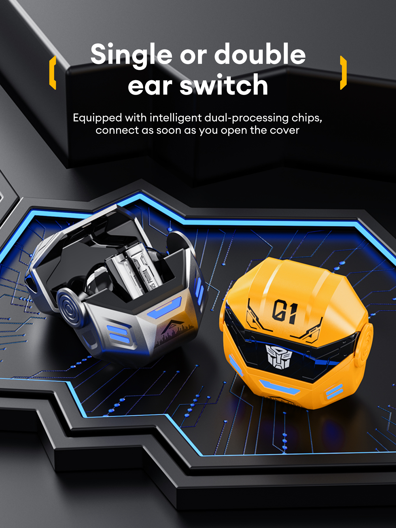 Transformers TF-T36 ANC Noise Reduction Wireless Bluetooth Earbuds ...