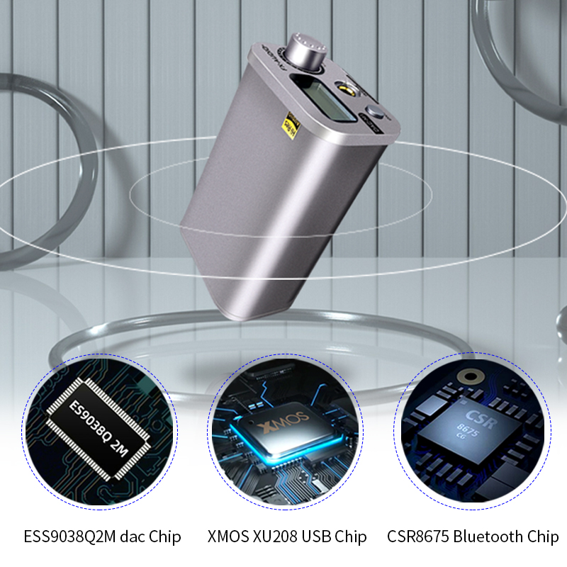Fx-audio DAC-M1 Bluetooth CSR8675 Decoding Amplifier ES9038 APTX-HD ...