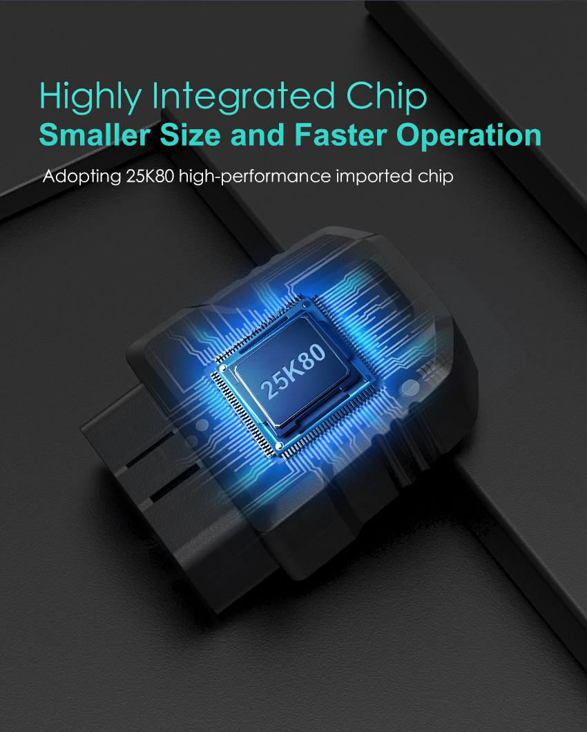 V011 Bluetooth 5.4 Full Function OBD Home App For iOS/Android Car OBD2 ...