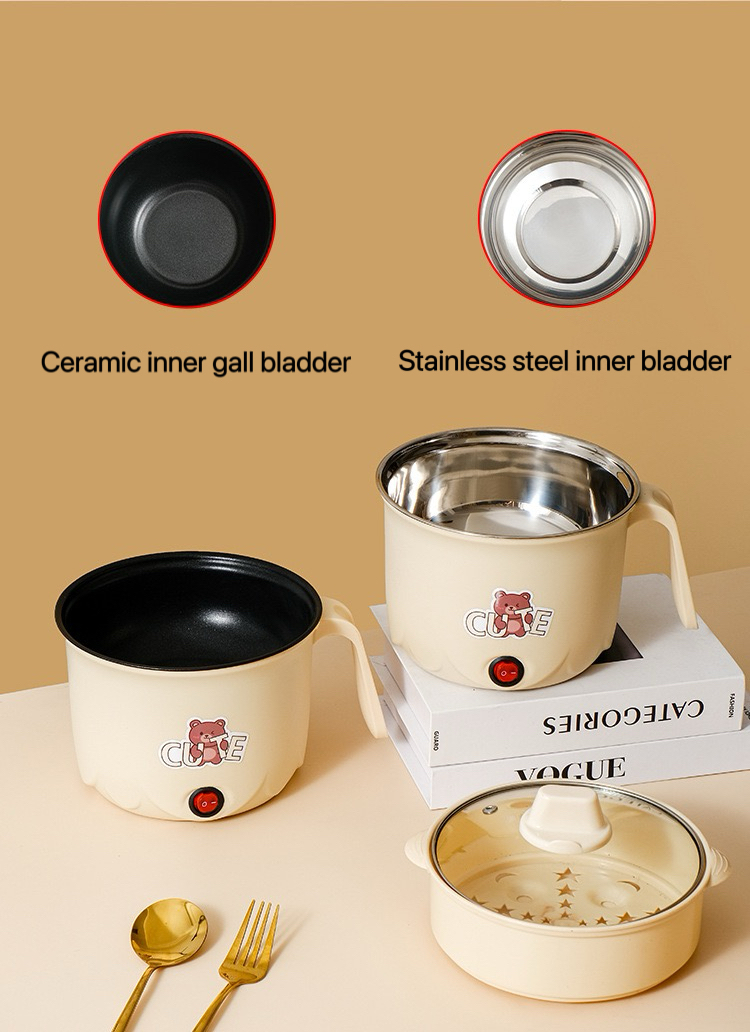 Non Stick Multi Portable Mini Electric Cooker Student Dormitory Noodle ...
