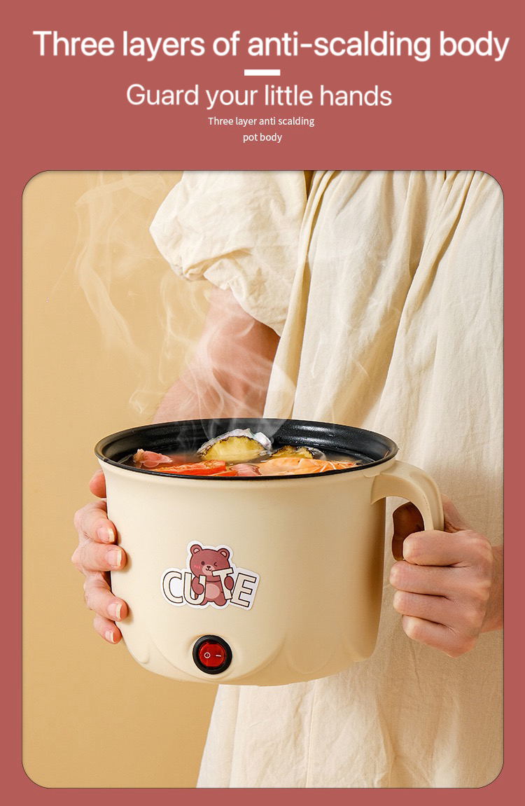 Non Stick Multi Portable Mini Electric Cooker Student Dormitory Noodle ...