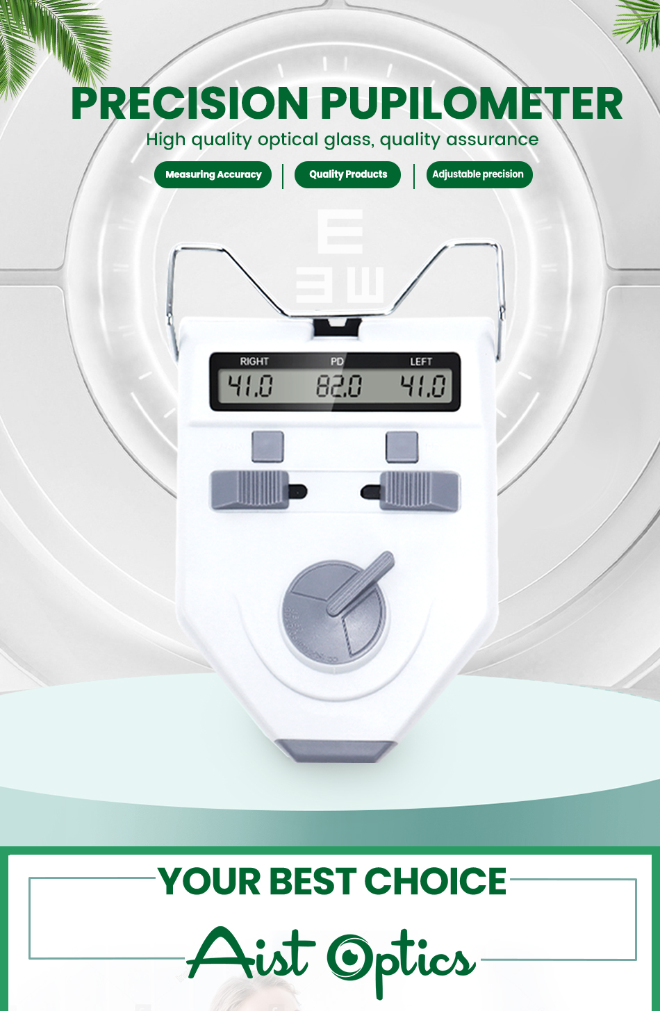 AIST Ly-9atc Auto Eye Pd Meter Pupilo Optical Digital Pupilometer Led ...