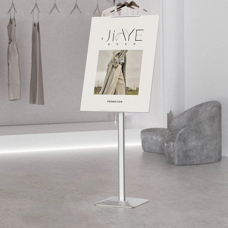 Aluminium Alloy KT Board Display Rack Mall Corridor Signage Poster ...