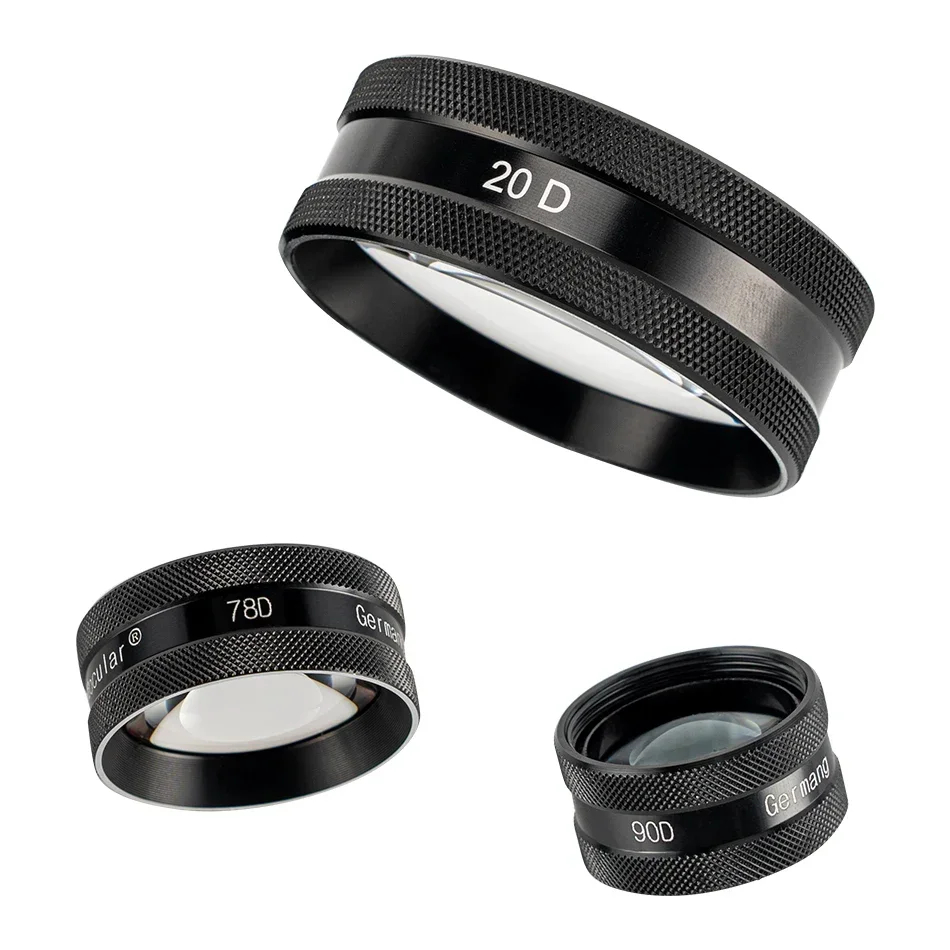 Optical Instrument Lens 20d 78d 90d For Slit Lamp Examination Fundus ...