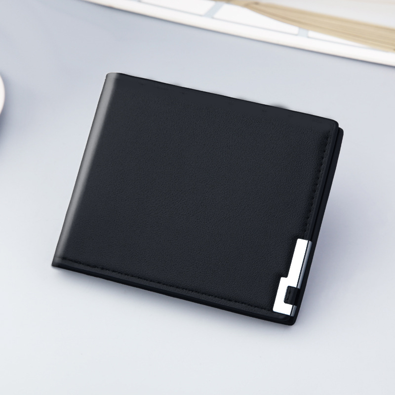 New Men Wallet Short Thin Trendy Wallet Youth Card Bag Wallet Korean ...