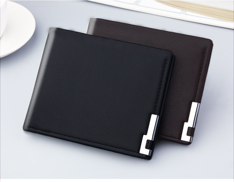 New Men Wallet Short Thin Trendy Wallet Youth Card Bag Wallet Korean ...