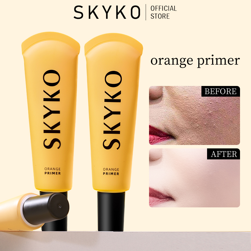 Skyko Orange Isolation Makeup Base Moisturizing and Hydrating Makeup ...