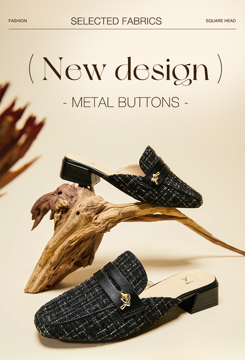 （Ramadan Express Delivery Normal） Paris zoey Mules women shoes Lazy ...