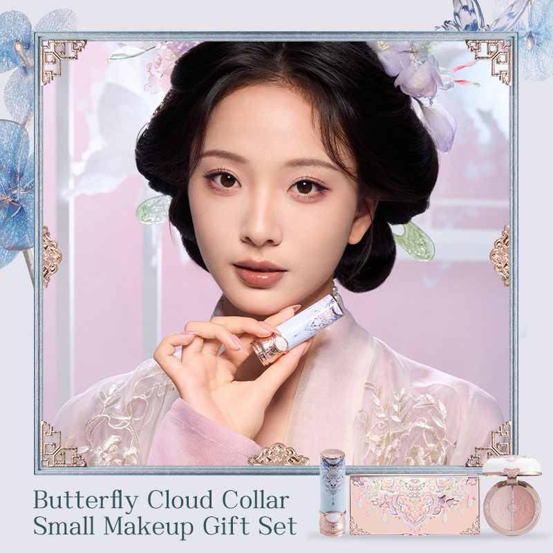 Flower Knows Butterfly Cloud Collar Collection Kotak hadiah kecil ...