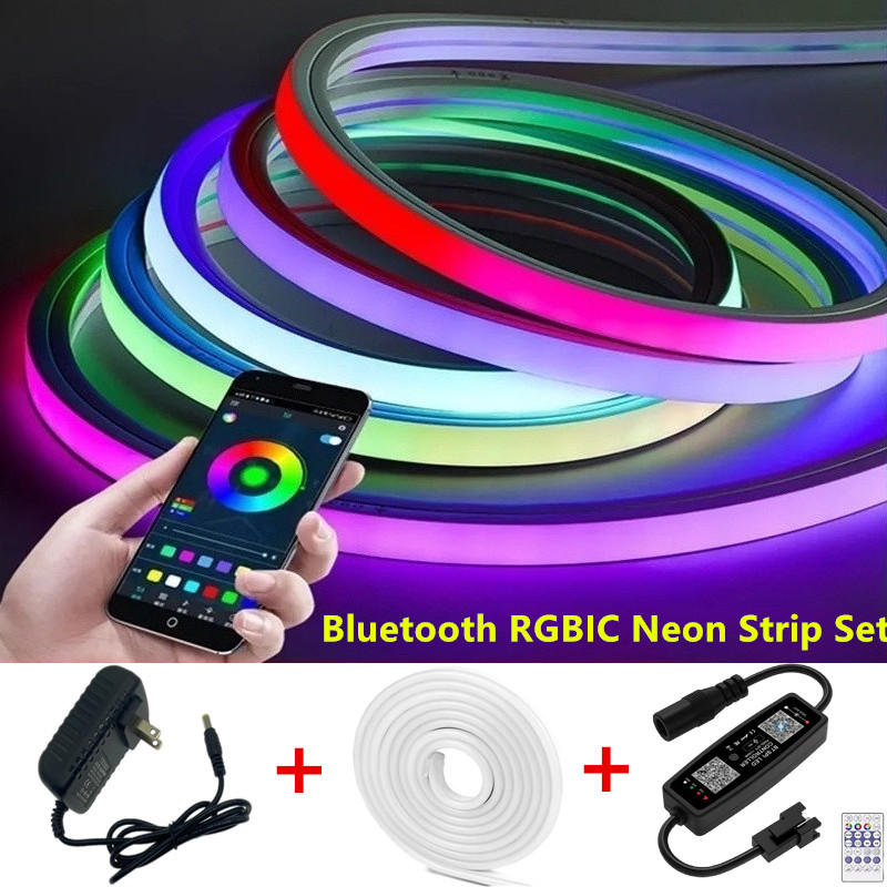 Christmas Lights Outdoor Waterproof RGBIC LED Neon Light with App ...
