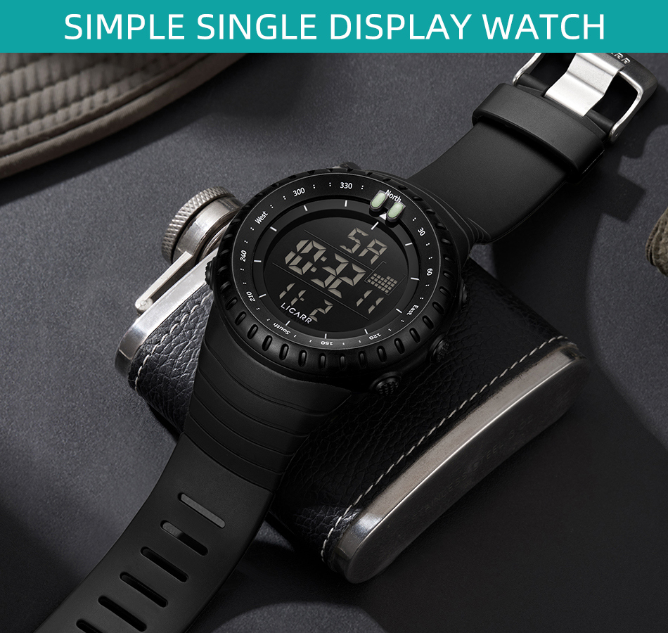 LICARR Men's original brand watches Trendy casual men's watches waterproof luminous chronograph ...