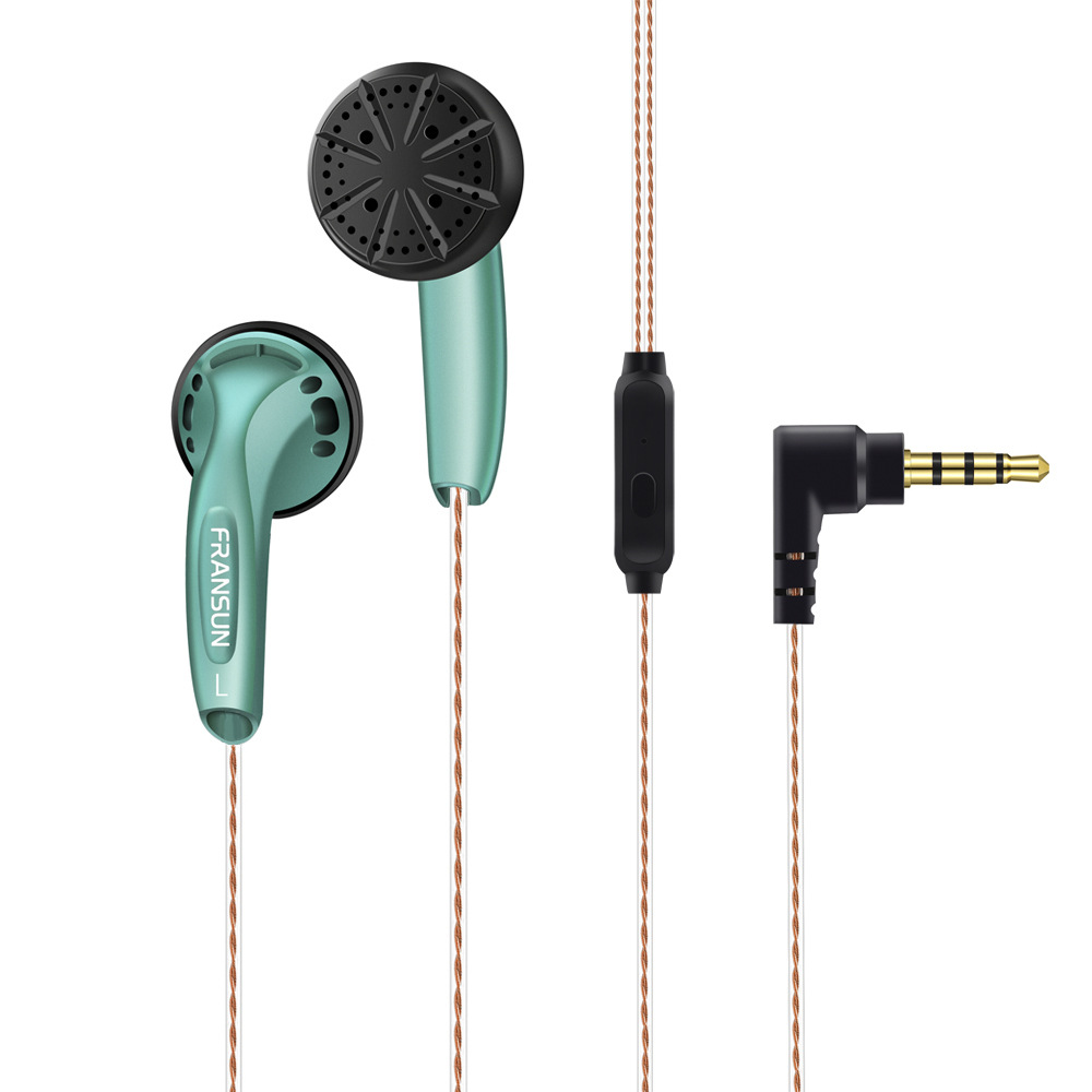 FRANSUN YUANDAO 2nd Generation Pro Flat Head Vido Earbud Type C 3.5mm ...