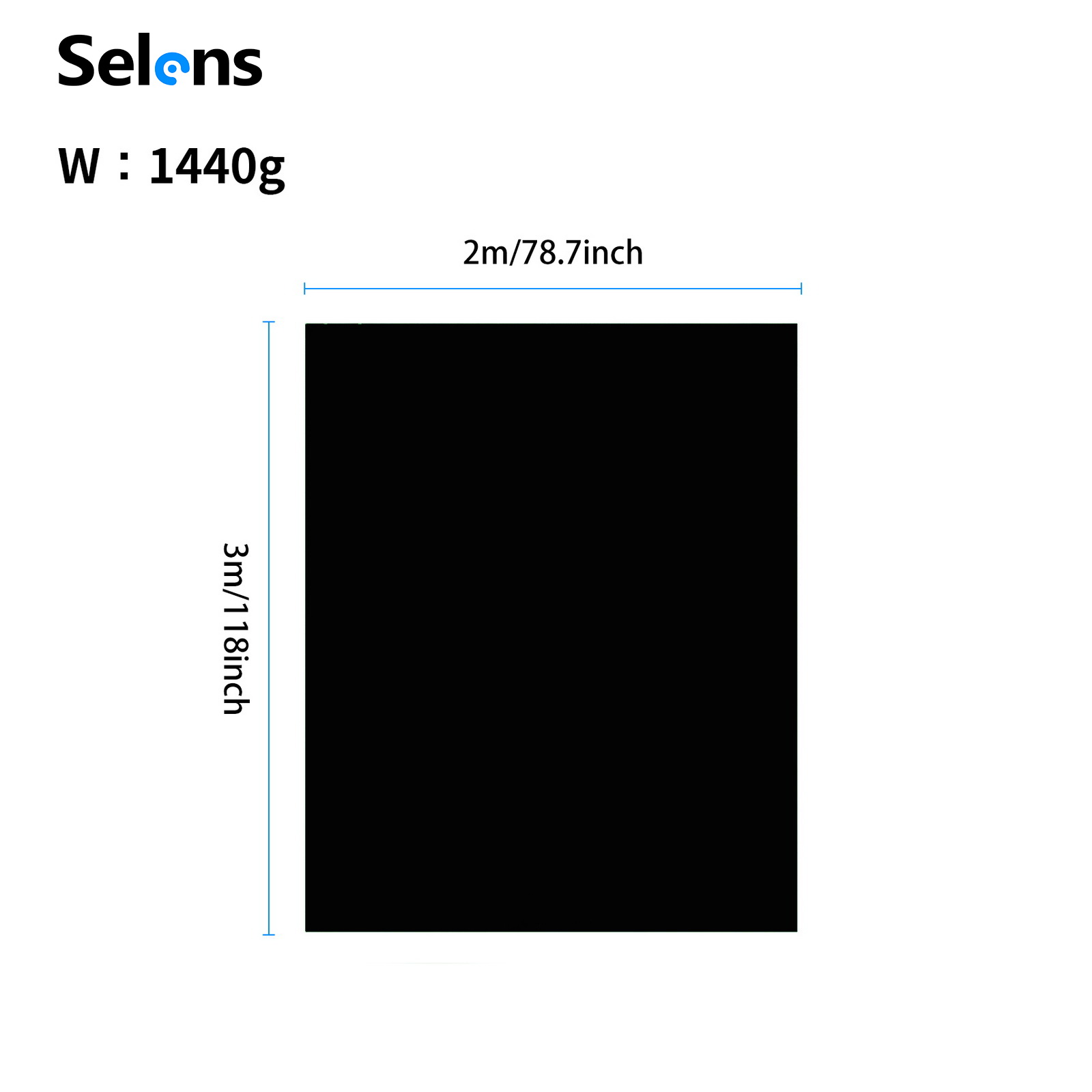 Selens 2M*3M Double Sided Thick Background Cloth Green Screen Backdrop ...
