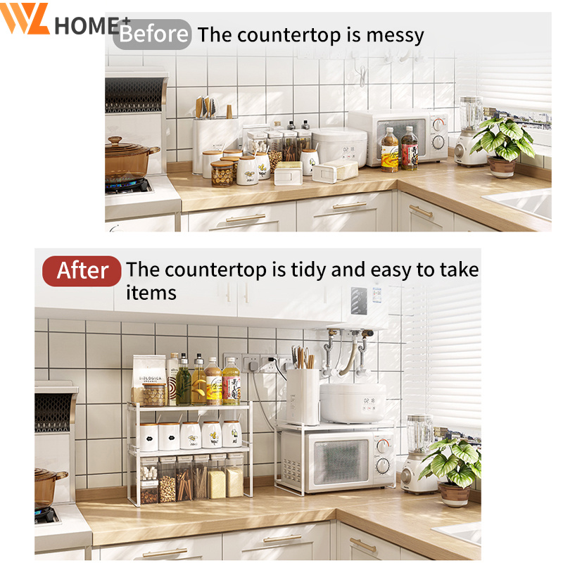 Desk Organizer Table Top Rack Desktop Rack Storage Rack Rak Bookshelf ...