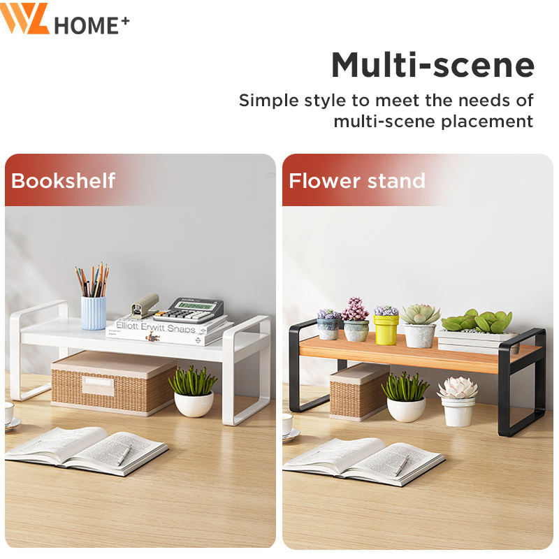 Desk Organizer Table Top Rack Desktop Rack Storage Rack Rak Bookshelf ...