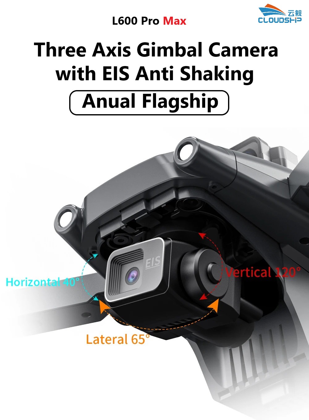 2025 Original L600 PRO MAX GPS Drone 8K HD Camera 3-Axis Gimbal PTZ ...