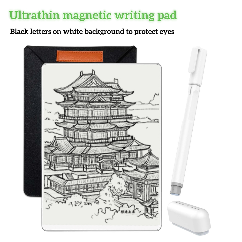 15 inch Magnetic Partially Erase Sketch Pad, Eye-Friendly Writing Pad ...
