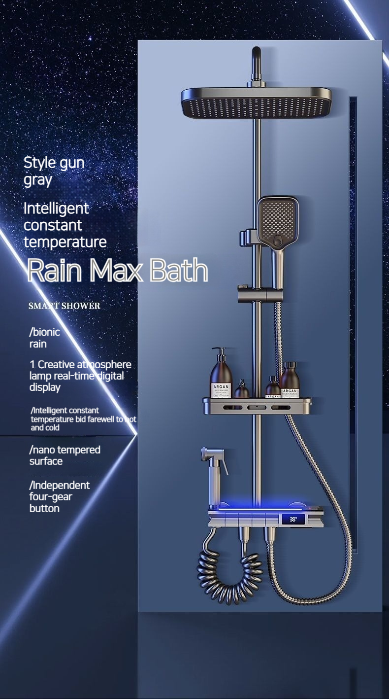 Shower Set Bathroom digital display shower set shower head shower ...
