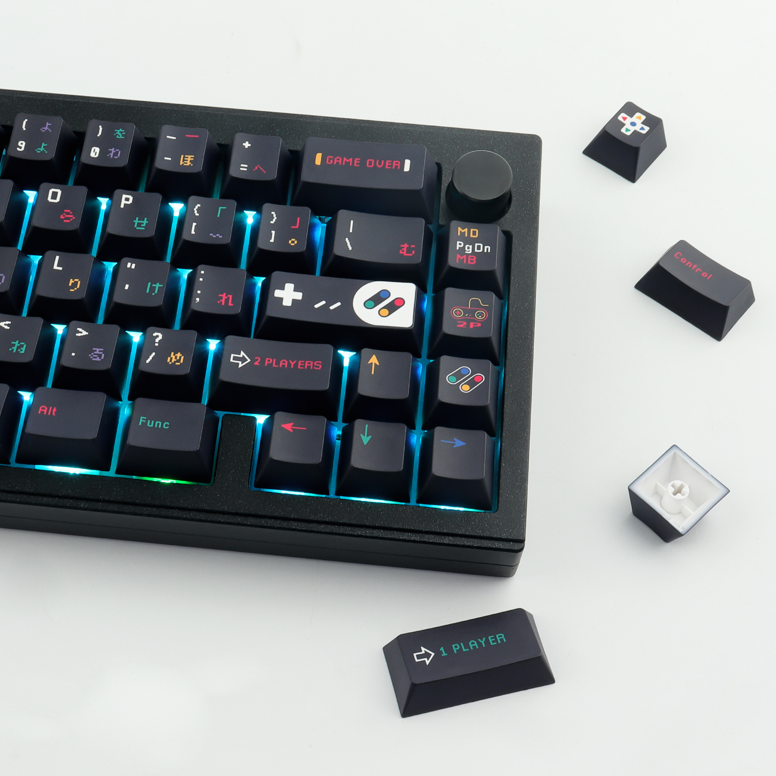 GMK SFC Black keycaps 151 Keys Cherry Profile DYE-SUB Personalized For ...