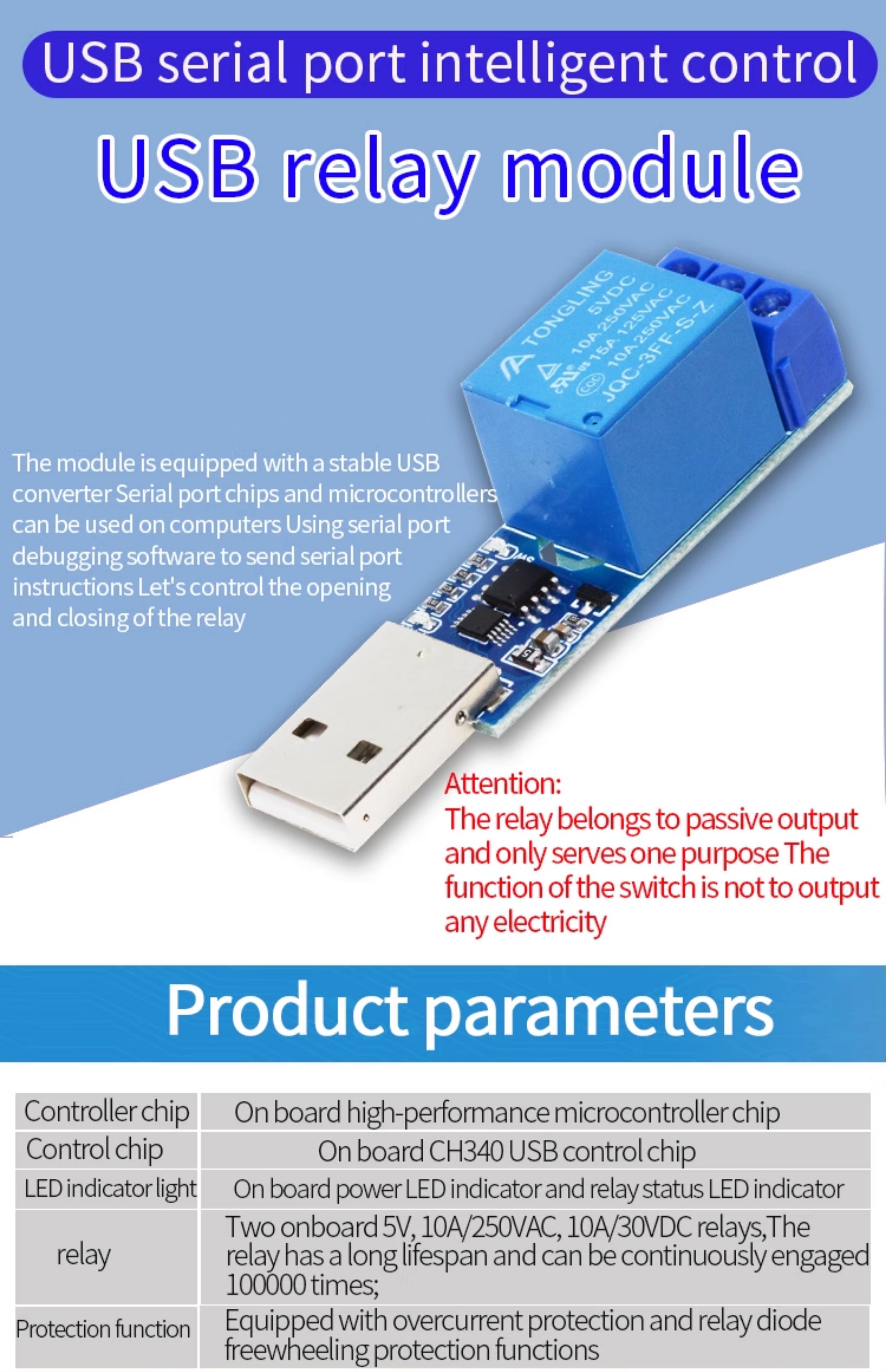 LCUS-1 /2 /4 Way Type-C/ USB-A Relay Module Electronic Converter PCB ...