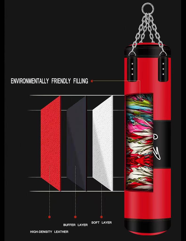 Boxing Punching Bag Three-layer Boxing Sandbag For Heavy duty Training ...