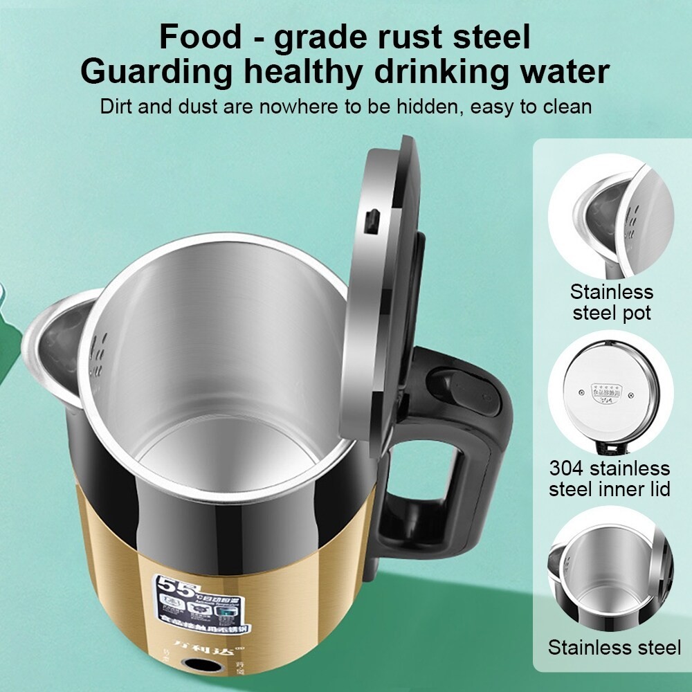 Electric kettle 3L Large-capacity thickened 304 insulated kettle ...