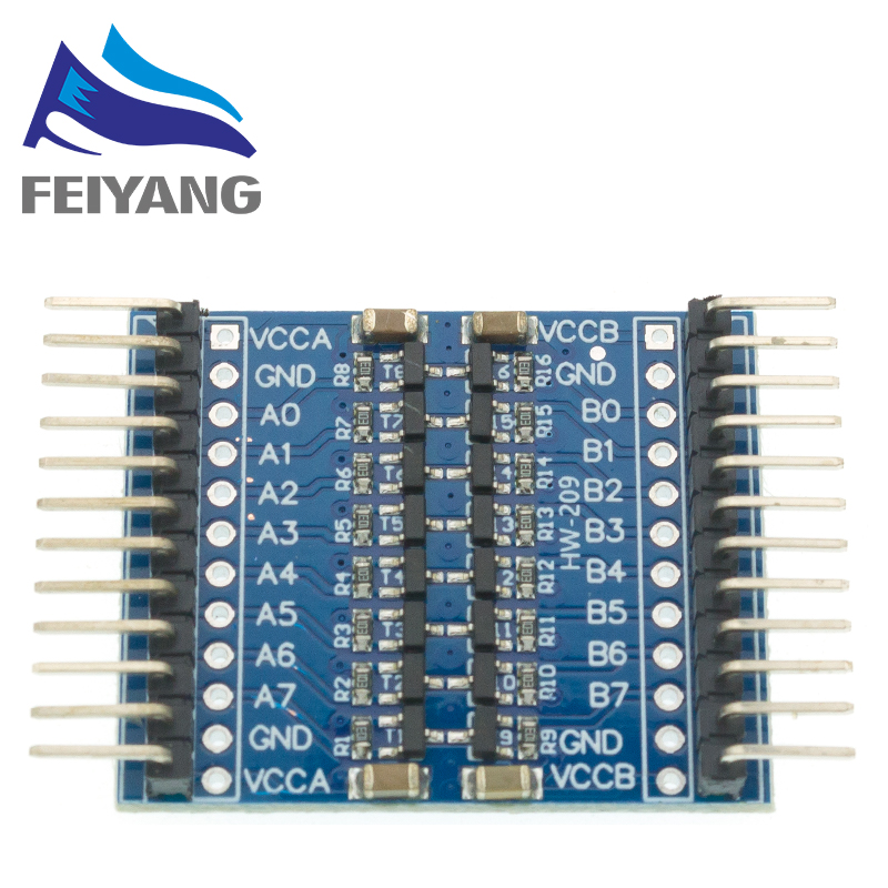 8 Channel 5V/3.3V IIC UART SPI TTL Logic Level Converter for Raspberry ...