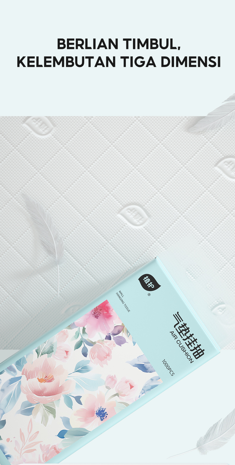 [3 pcs]Botare Air Cushion Tissue Deluxe Soft Pack Facial Tissue Large 4 ...