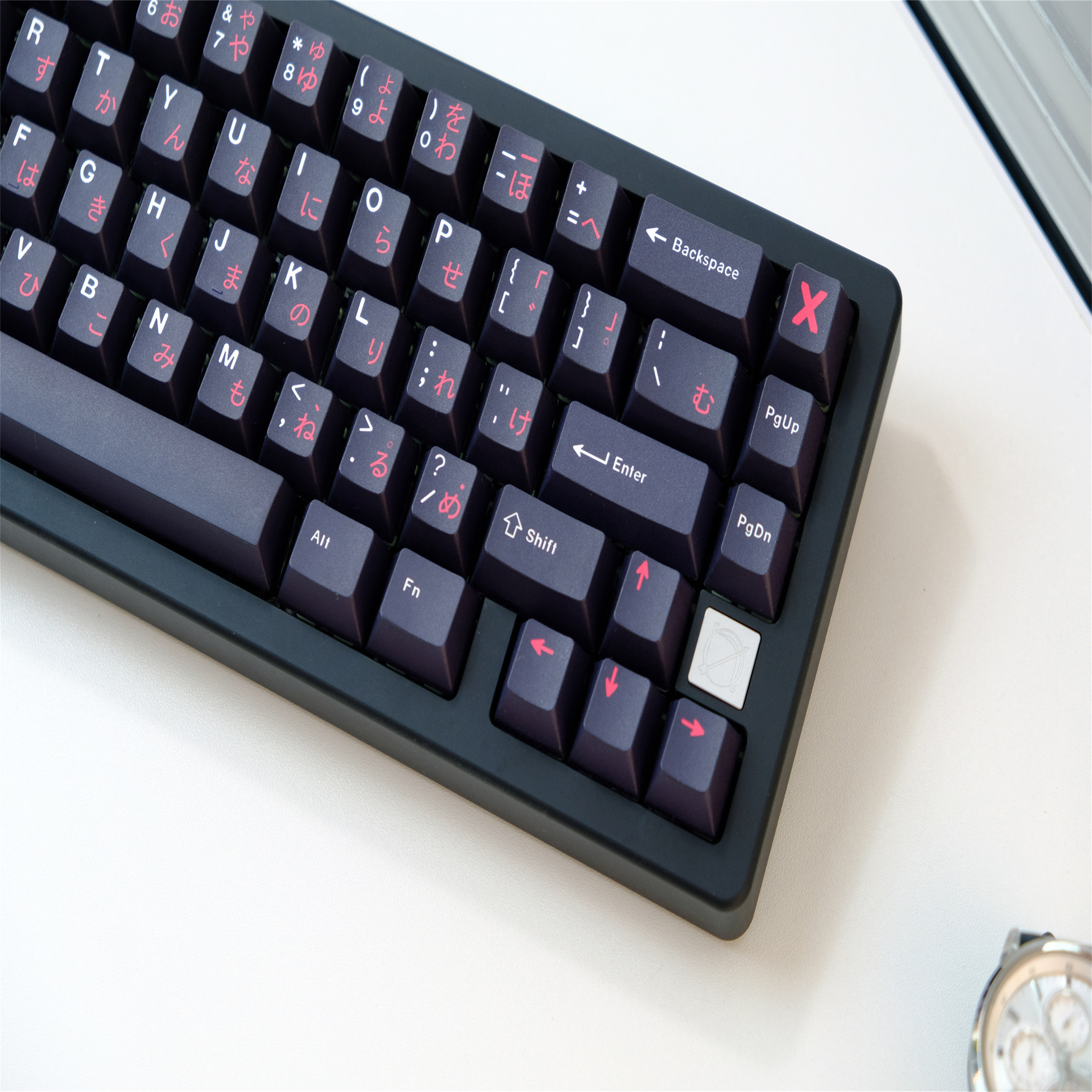 GMK WOB Red Japanese keycaps 129 Keys keycaps Cherry Profile DYE-SUB ...