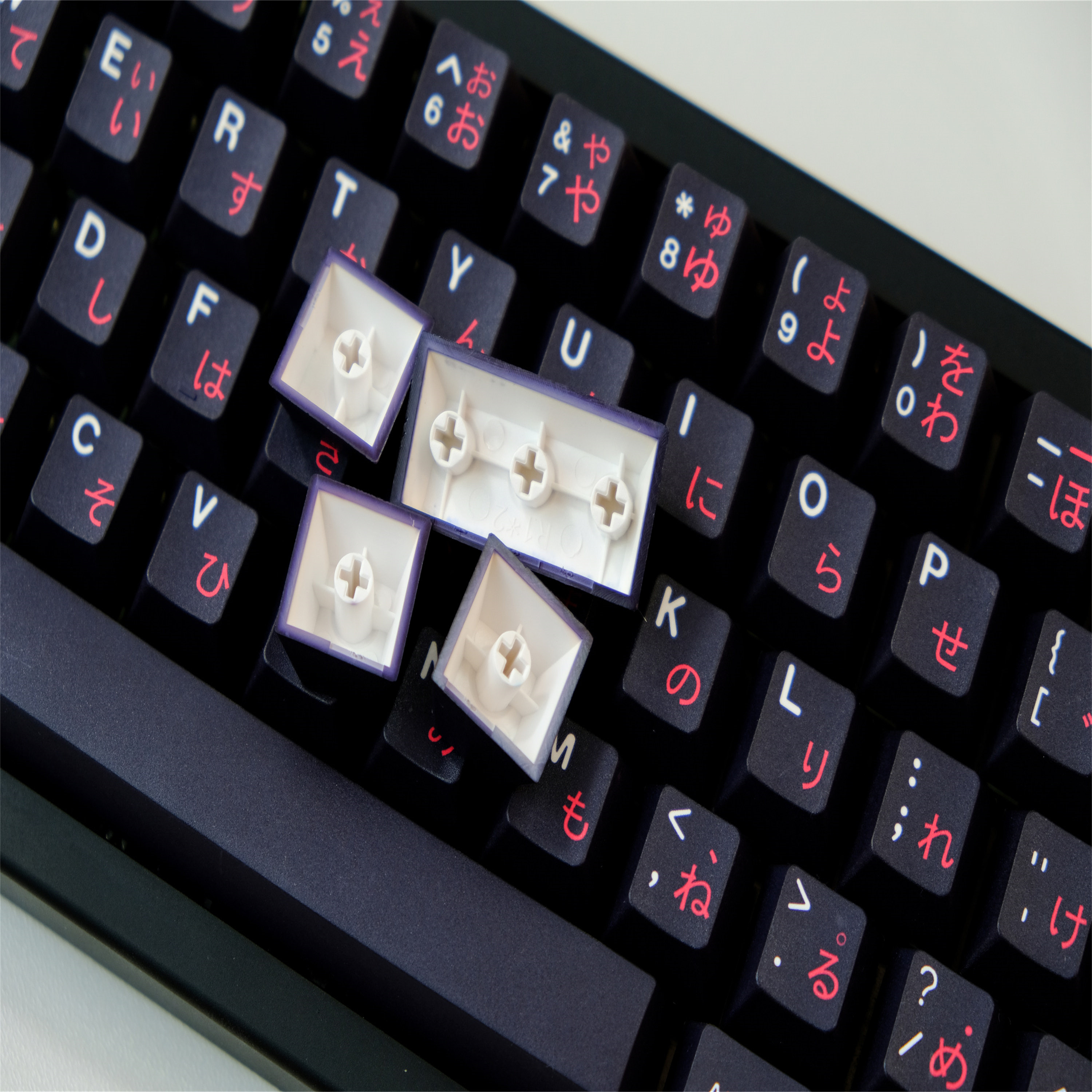 GMK WOB Red Japanese keycaps 129 Keys keycaps Cherry Profile DYE-SUB ...