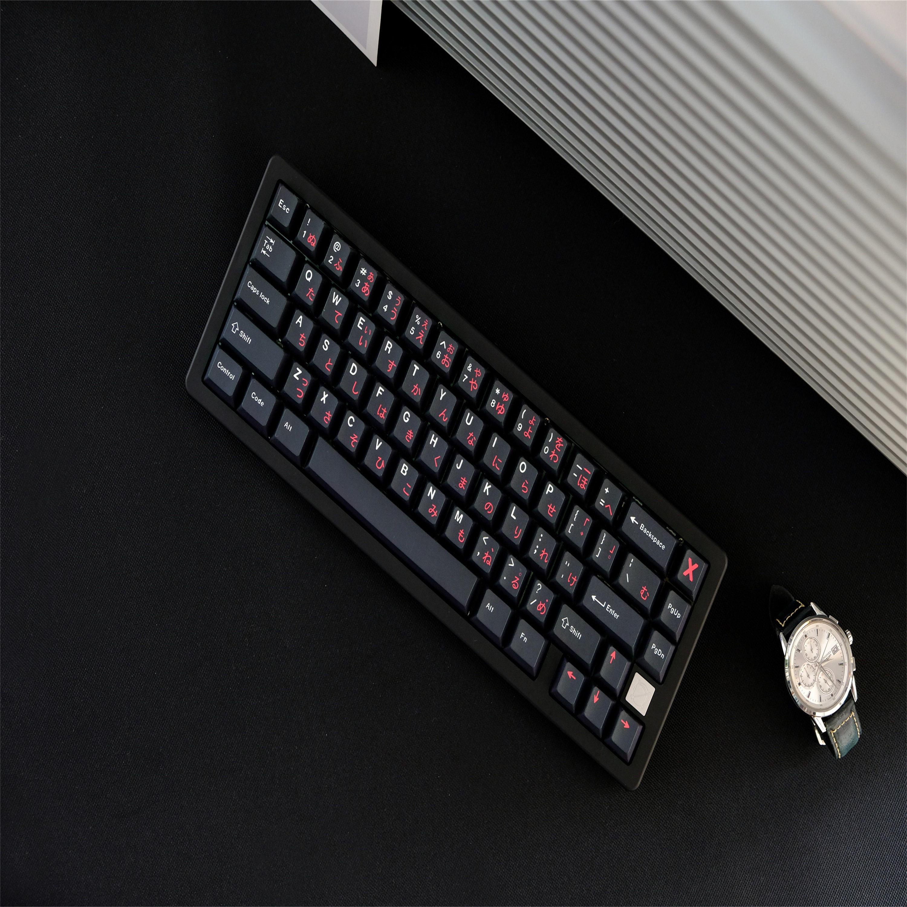 GMK WOB Red Japanese keycaps 129 Keys keycaps Cherry Profile DYE-SUB ...