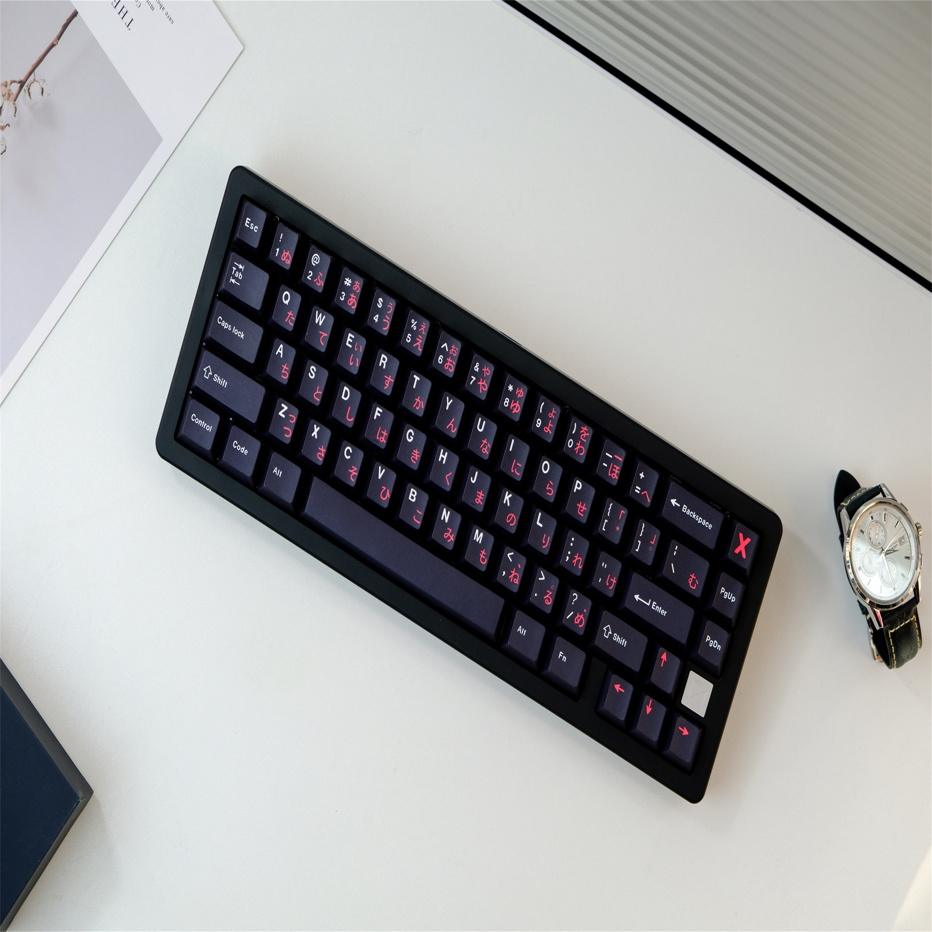 GMK WOB Red Japanese keycaps 129 Keys keycaps Cherry Profile DYE-SUB ...