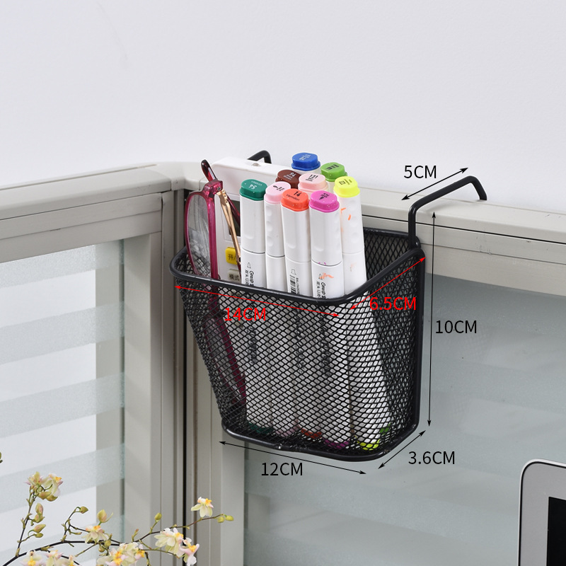 Cubicle Hanging Basket for Office, Cubicle Accessories Easy Hang-on ...