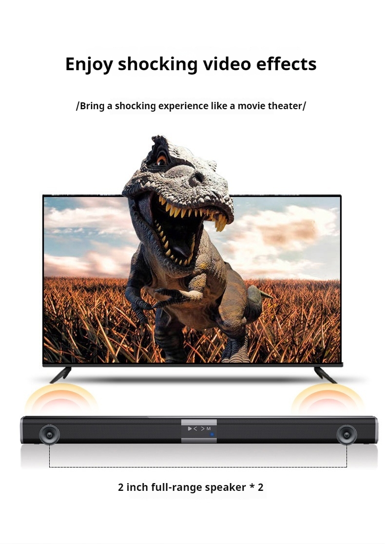 Echo wall soundbar sound bar Bluetooth USB Wireless TV Soundbar Speaker ...