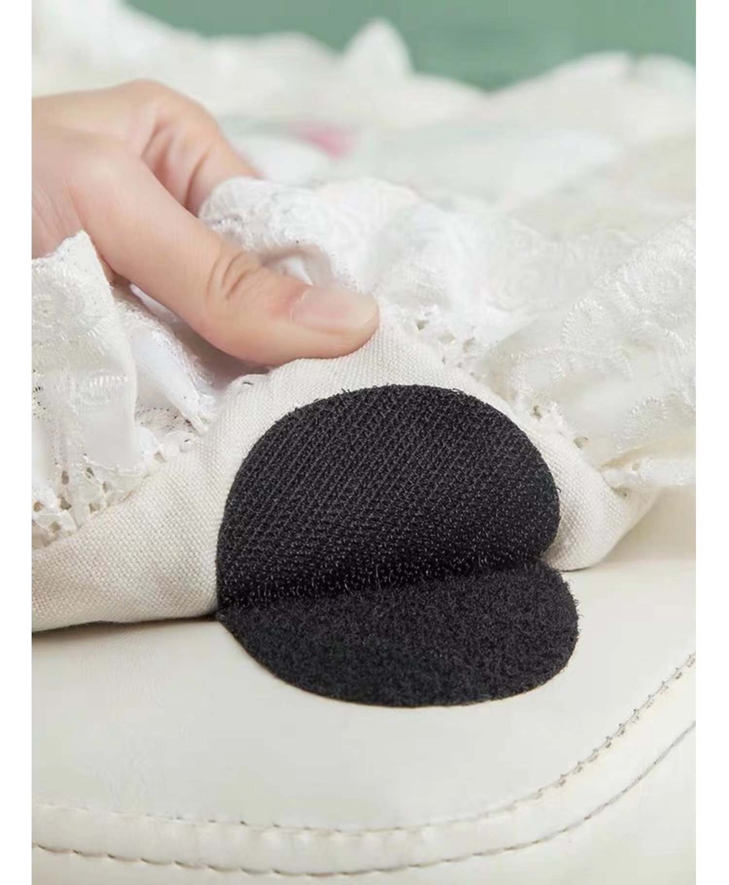 20 Pairs Strong Self-Adhesive Buckle Dot Stickers Velcro Tape Suitable ...