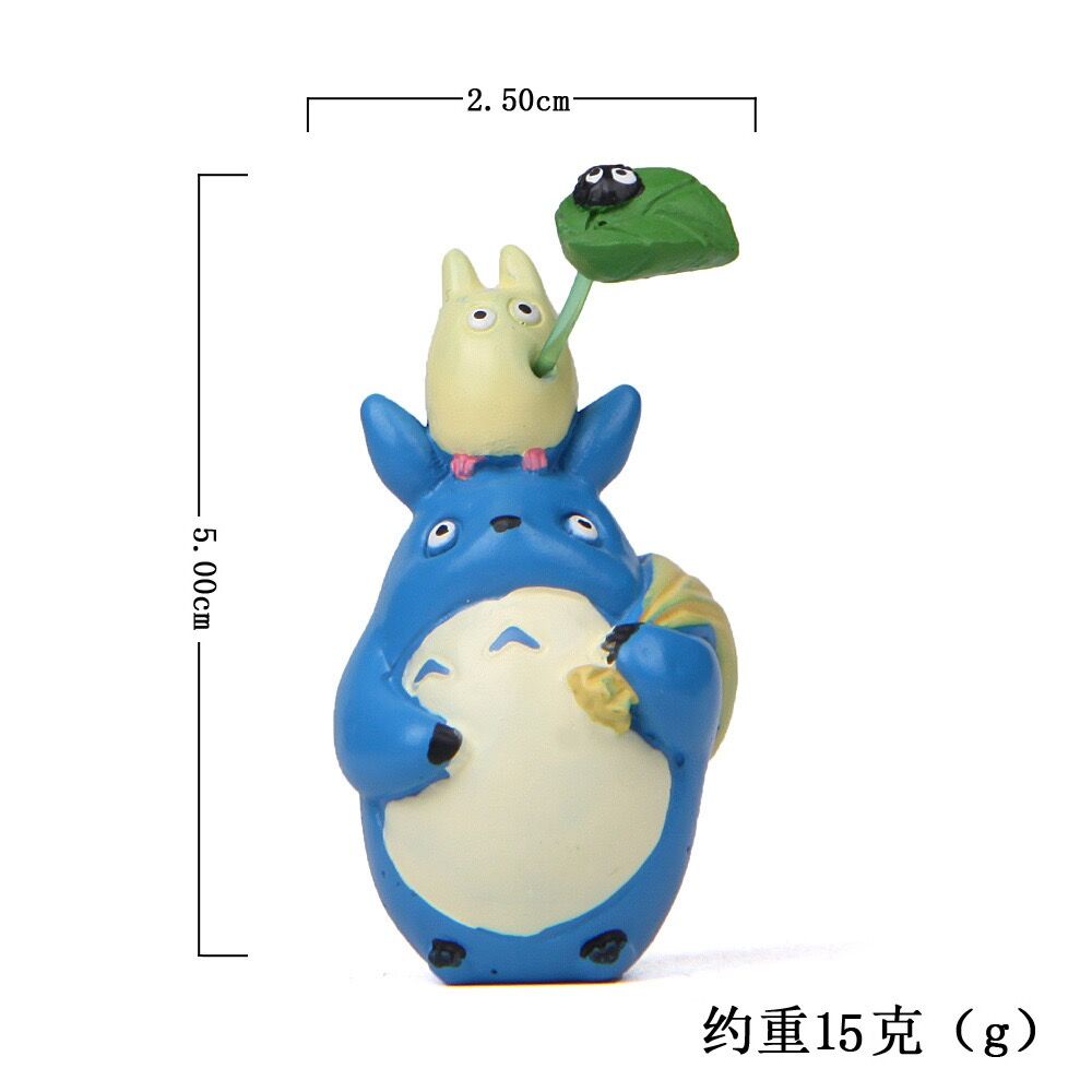 5cm Miyazaki Hayao Anime My Neighbor Totoro Figure Blue Totoro Chuu ...
