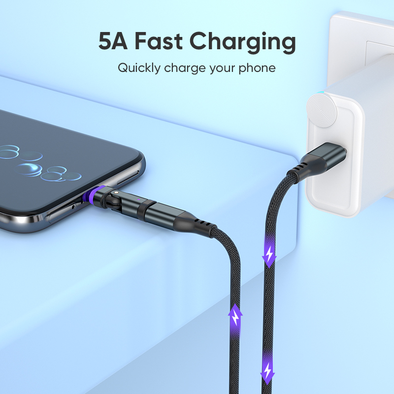 New 16Pin 240W Magnetic Type-C PD Adapter, QC3.0/PD3.1, 5A Fast Charge ...