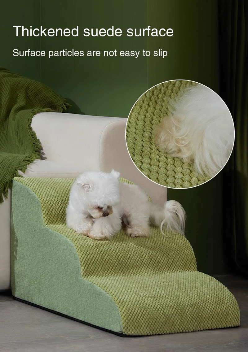 Pet Stairs Small Dog Cats 3 Steps Sofa Steps Removable Washable Non ...