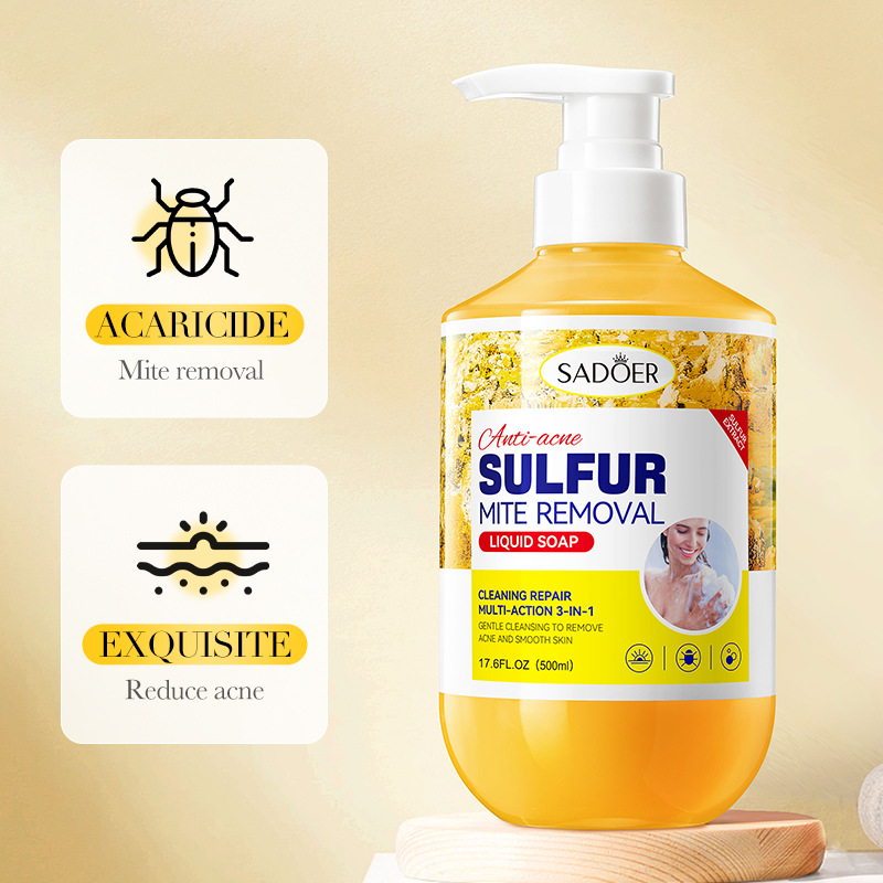 SADOER Fast-Acting Sulfur Acne body wash Targets Breakouts & Soothes ...