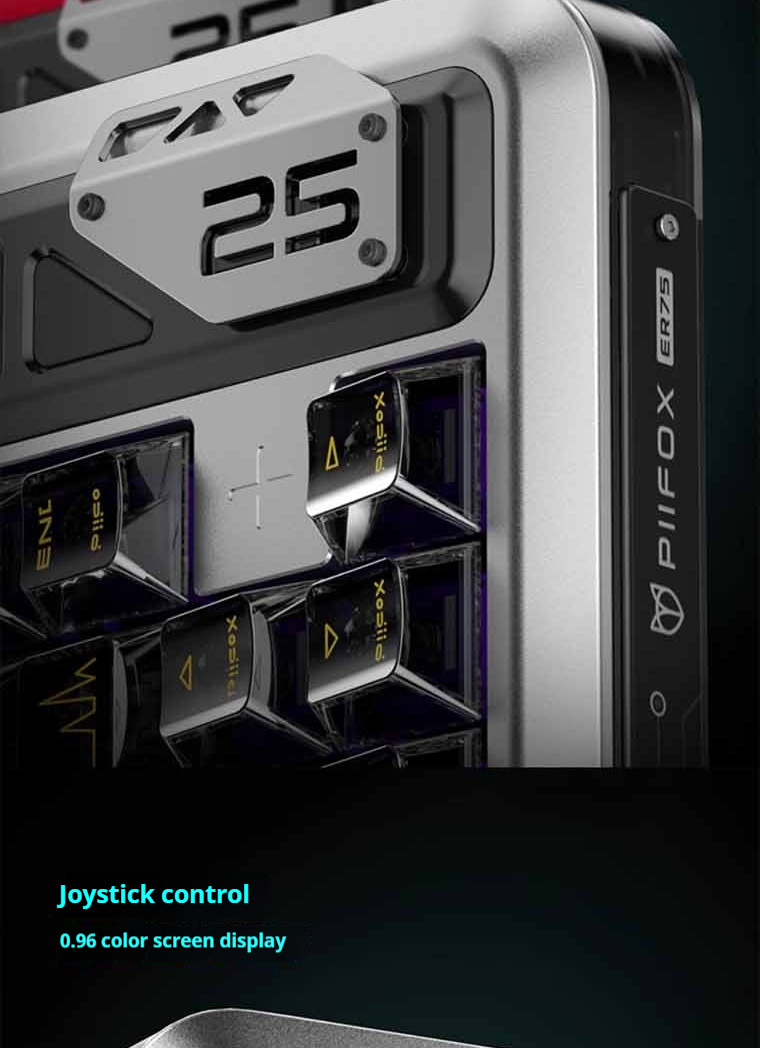 PIIFOX ER75 magnetic axis wireless three mode aluminum alloy game ...