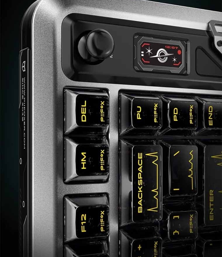 PIIFOX ER75 magnetic axis wireless three mode aluminum alloy game ...