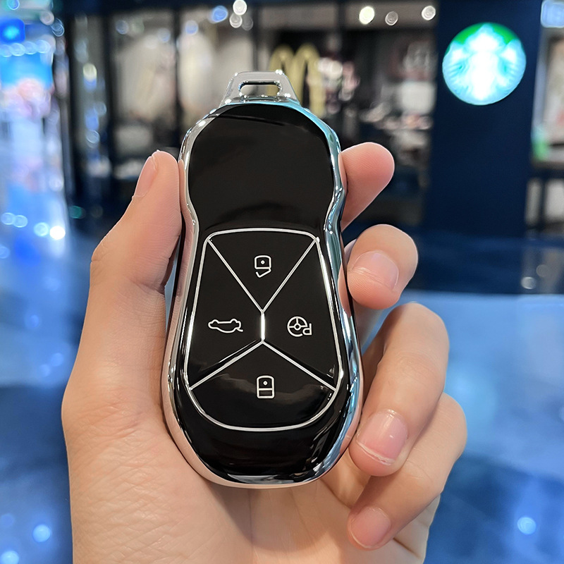 XPENG Key Cover Holder Keychain Protector For XPENG G6 EV Remote Key ...