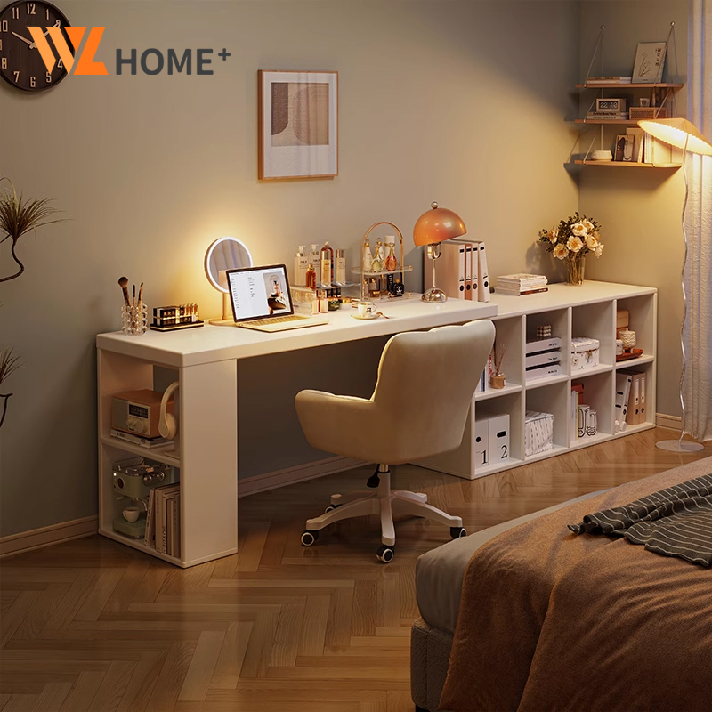 Study Table with Book Rack Meja Belajar Computer Table Home Study Desk ...