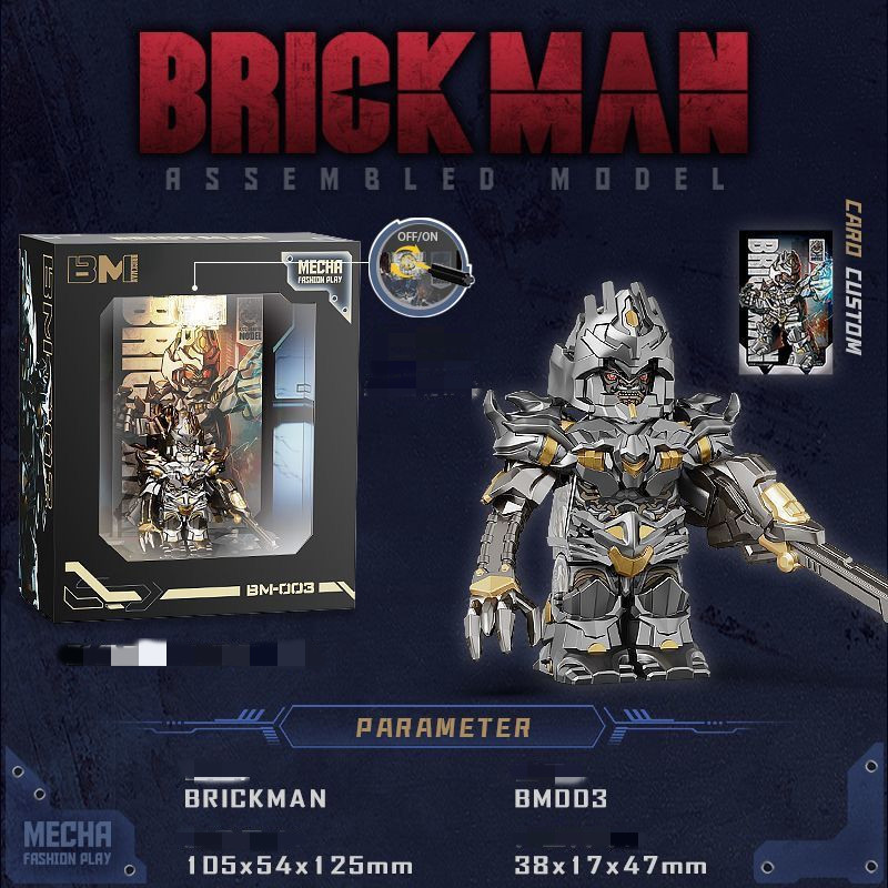 Block Toys Figure Transform Mecha Robot Building Block Assembled Model ...