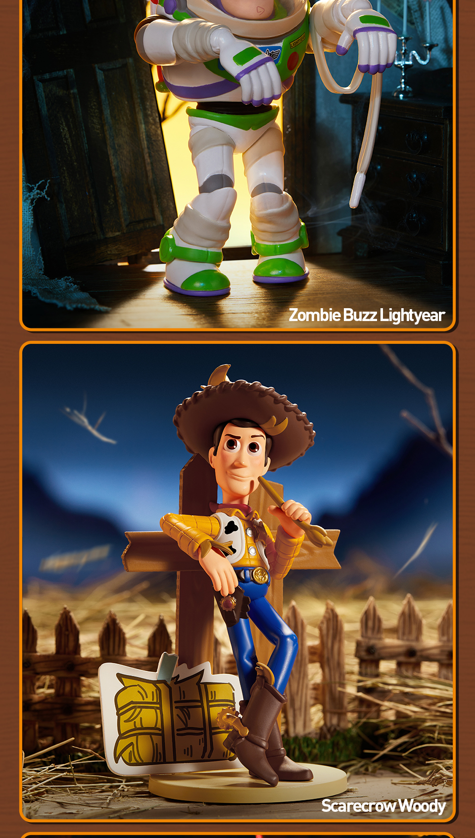 POP MART Disney/Pixar Spooky Night Series Figures Blind Box Action Toys ...