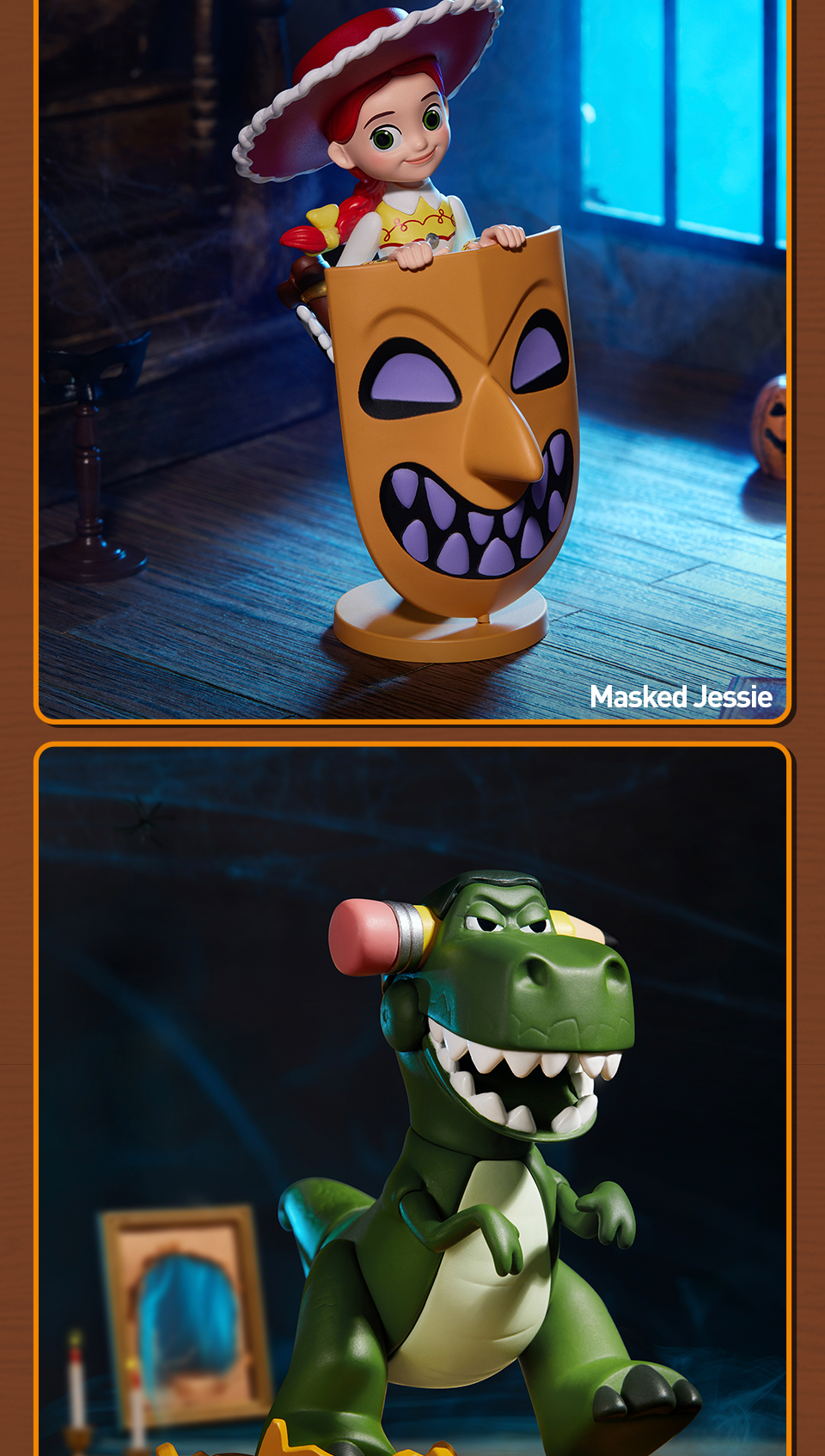 POP MART Disney/Pixar Spooky Night Series Figures Blind Box Action Toys ...