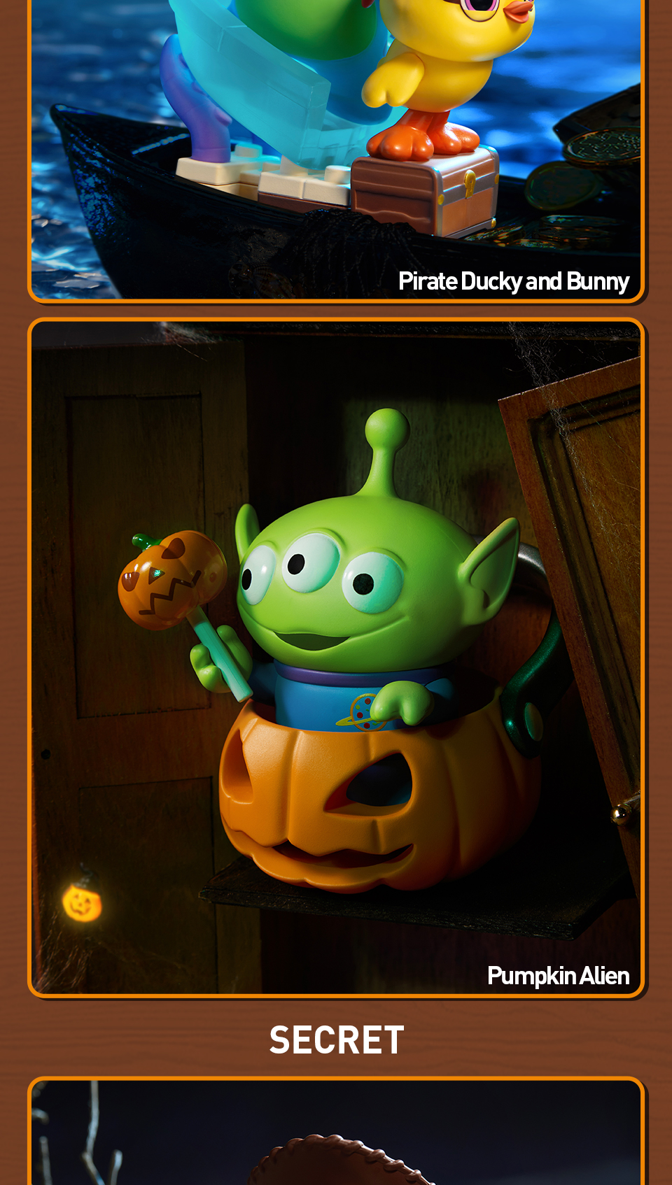 POP MART Disney/Pixar Spooky Night Series Figures Blind Box Action Toys ...