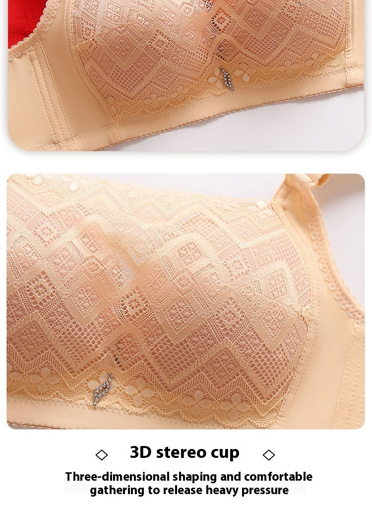HuoYuan[Ready Stock] The new large size without steel ring lace busting ...