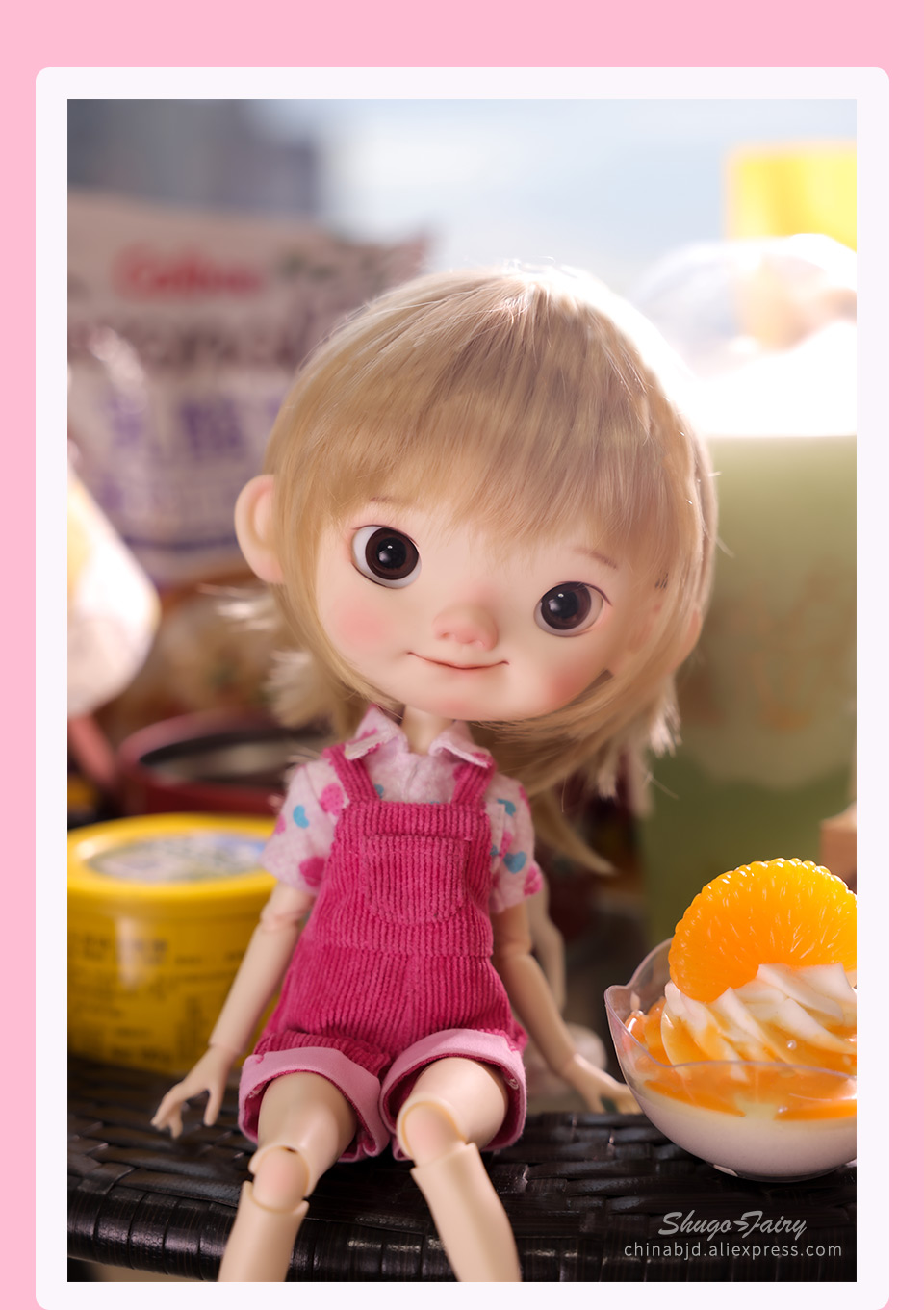Shuga Fairy Pii 1/6 Bjd Doll Pipi Body Naughty Child Big Head And Small ...
