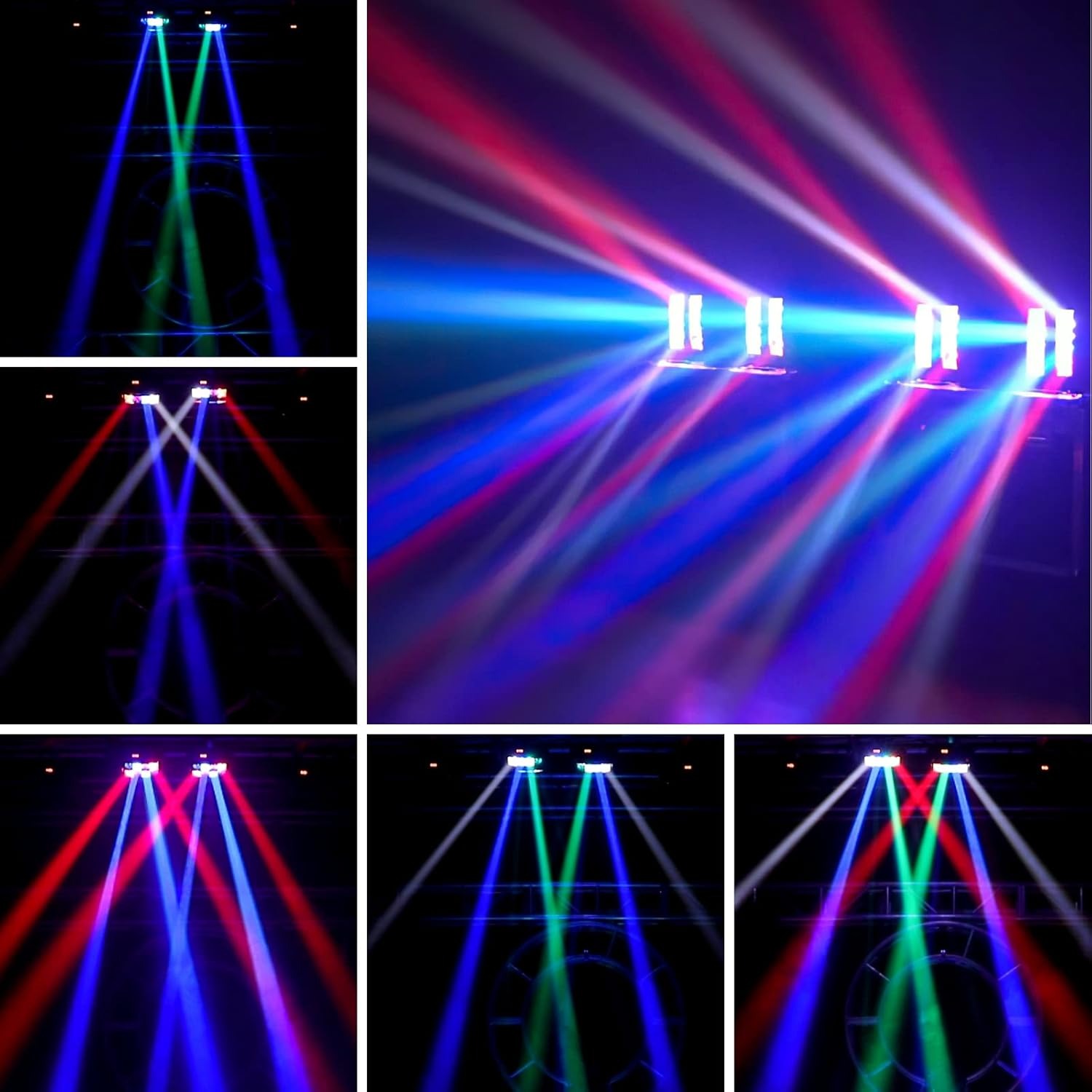 Shaking Head Beam Light Spider Beam LED Moving Beam RGBW Spotlight DJ ...